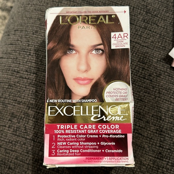 L'Oreal | Hair | Nwt Loral Paris 4ar Dark Chocolate Brown Excellence ...